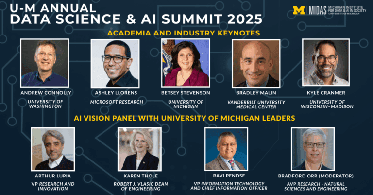U-M Annual Data Science & AI Summit 2025 – MIDAS